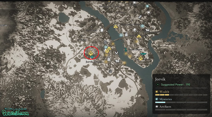 آیتم‌ها و موارد مخفی منطقه Jorvik بازی Assassin’s Creed Valhalla